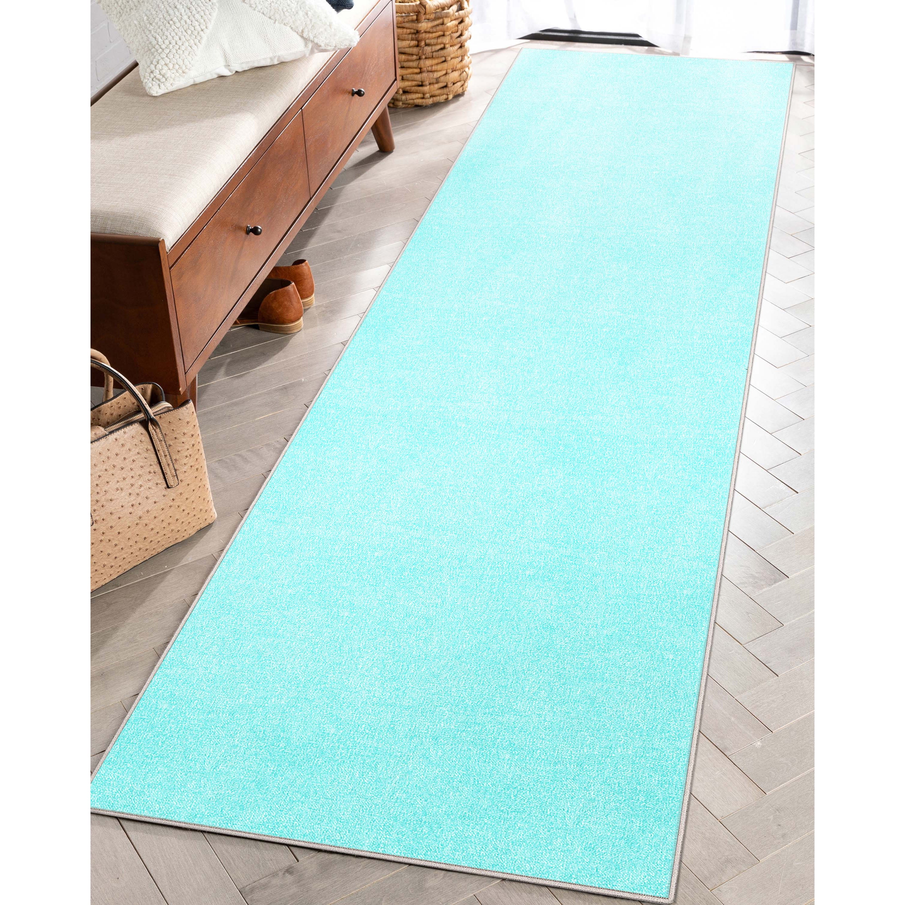 Well Woven Turquoise Flat-Weave Runner Rug - Walmart.com