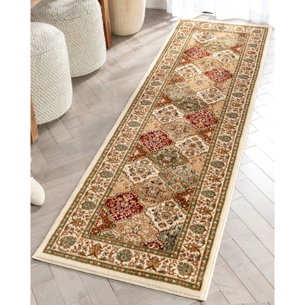 Well Woven Pyla Traditional Multi Color Panel Design Runner Rug 2'3" x ...