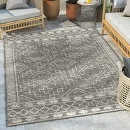 KaHouen Buffalo Plaid Rug - 24"x36" Indoor/Outdoor Black and White ...