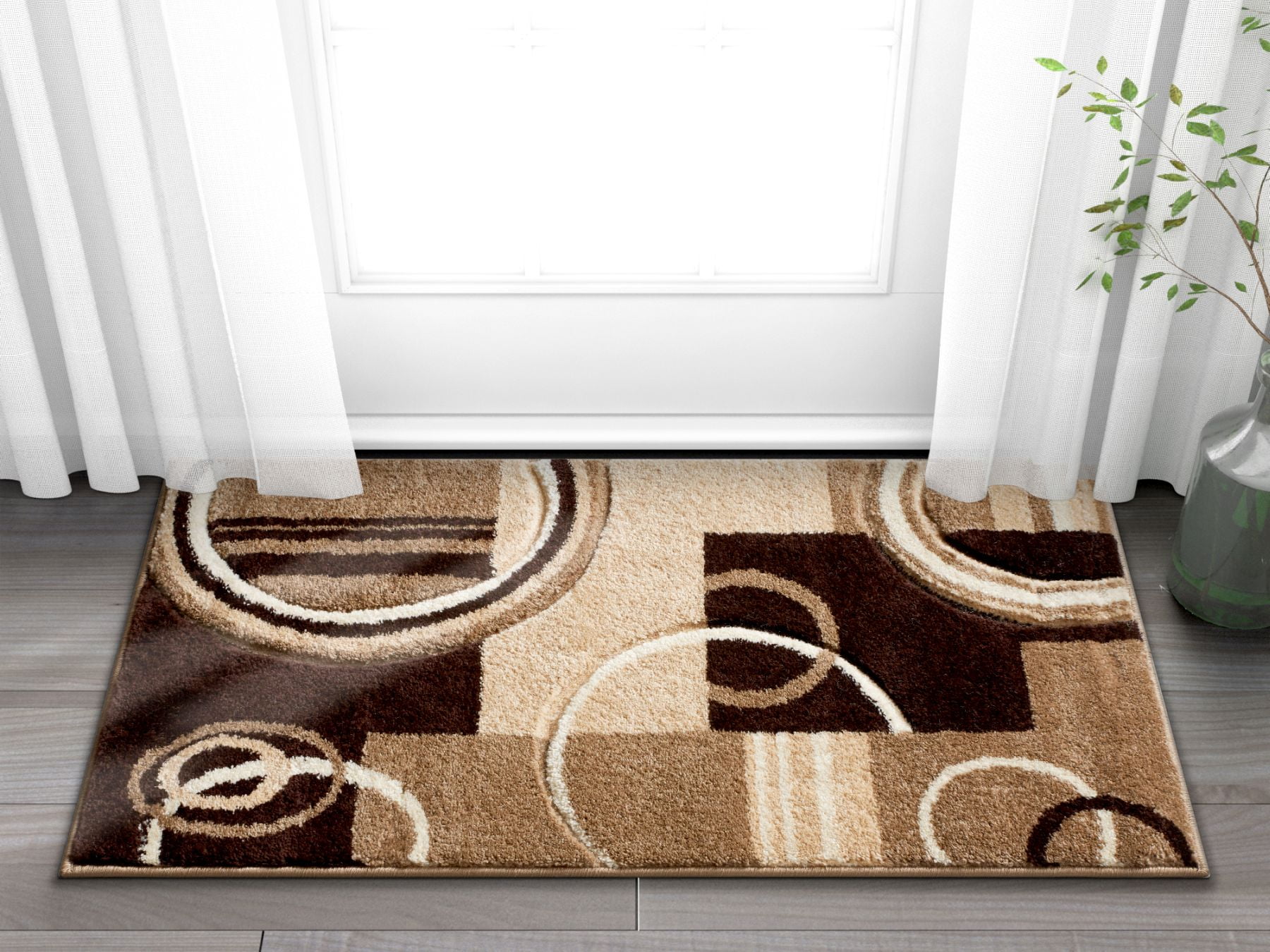 Well Woven Ruby Galaxy Waves Ivory Area Rug - 2 x 3 Size - Walmart.com