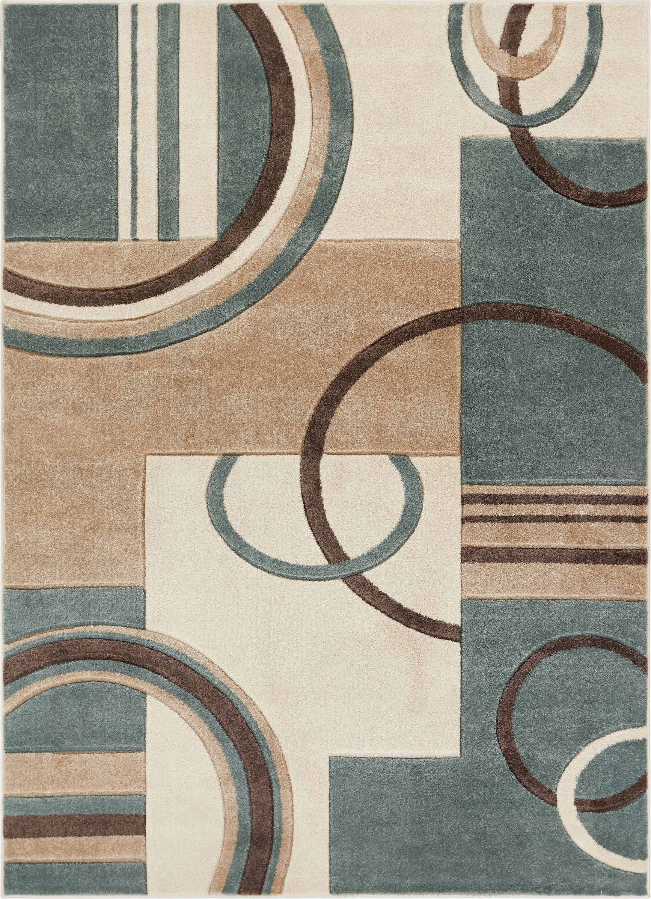 Well Woven Ruby Galaxy Waves Modern Geometric Mint 3'11" x 5'3" Area ...