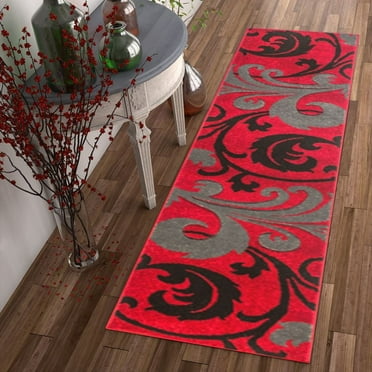 Well Woven Ruby Clark Mid-Century Modern Cream Geometric Triangles 3'11 ...