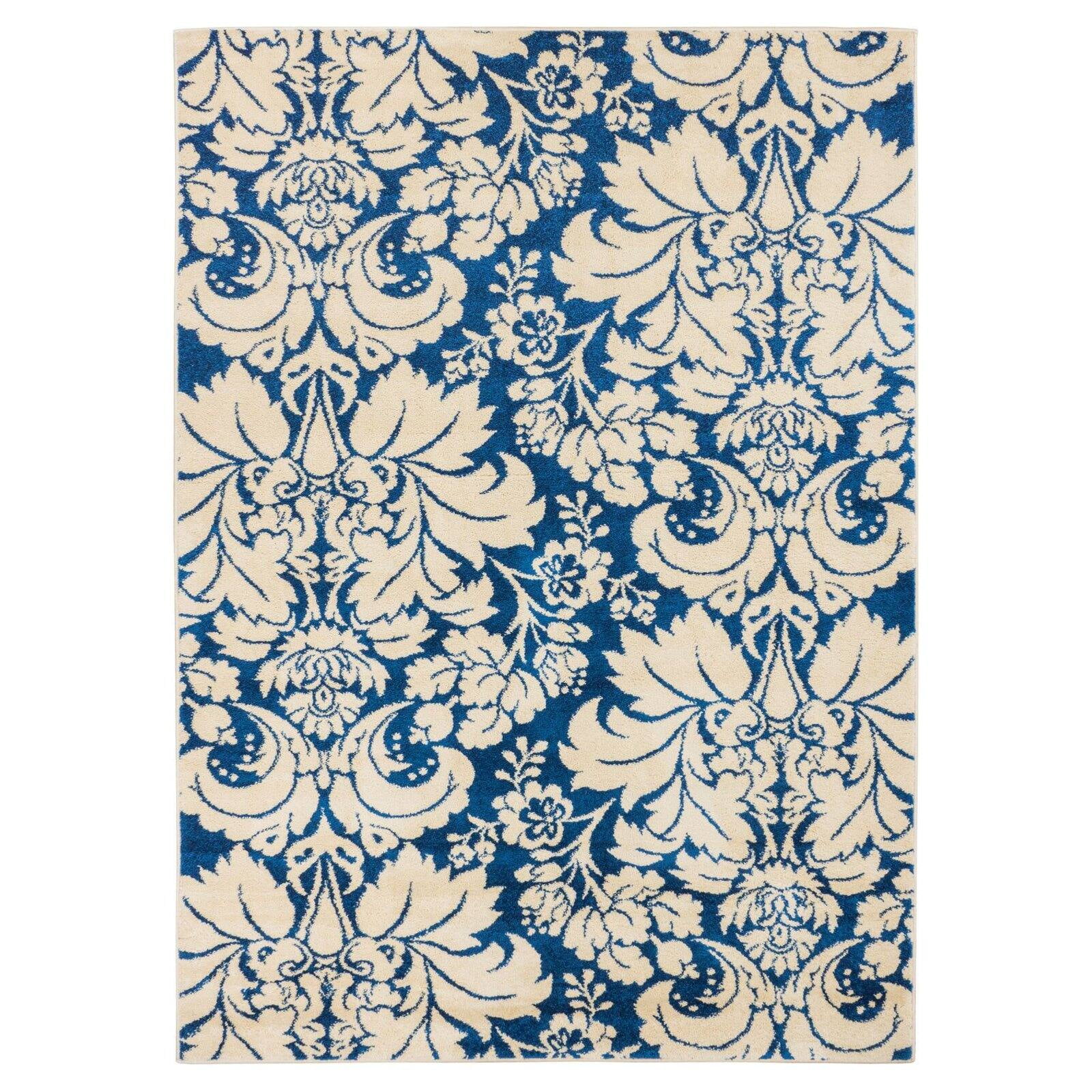 Well Woven Sydney Damask Toile Indoor Area Rug - Walmart.com