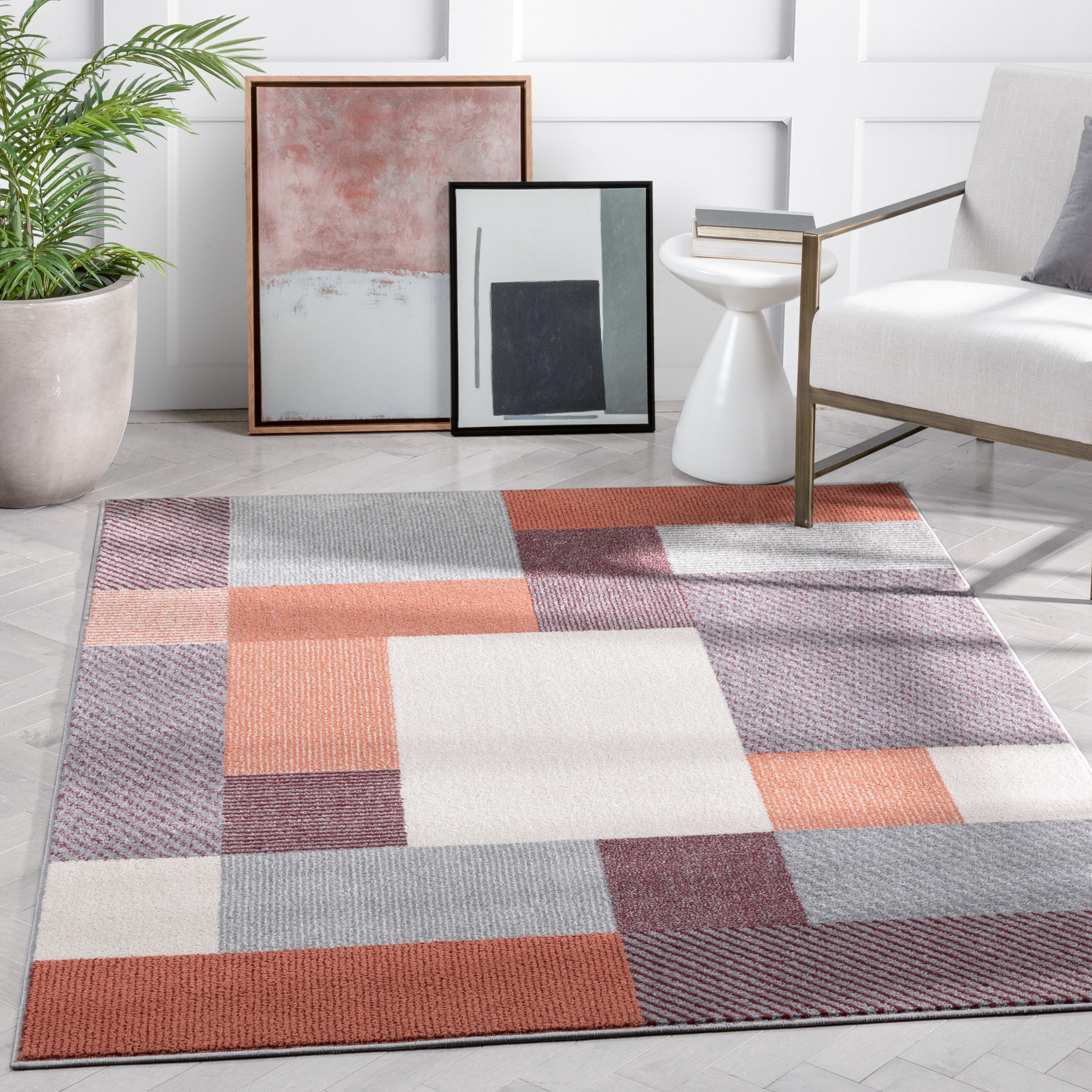 Well Woven Sydney Geometric Medallion Area Rug, 11' x 7', Durable, Easy ...