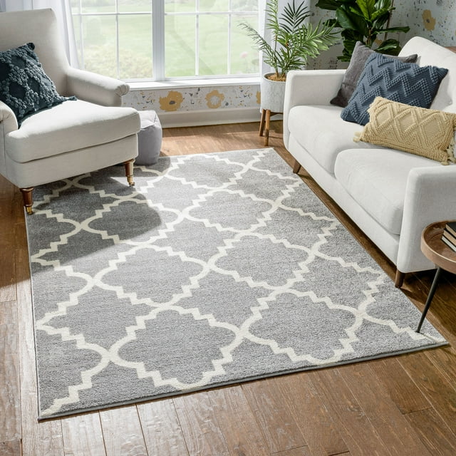 Well Woven Sydney Lulu's Lattice Modern Area/Oval Rug - Walmart.com