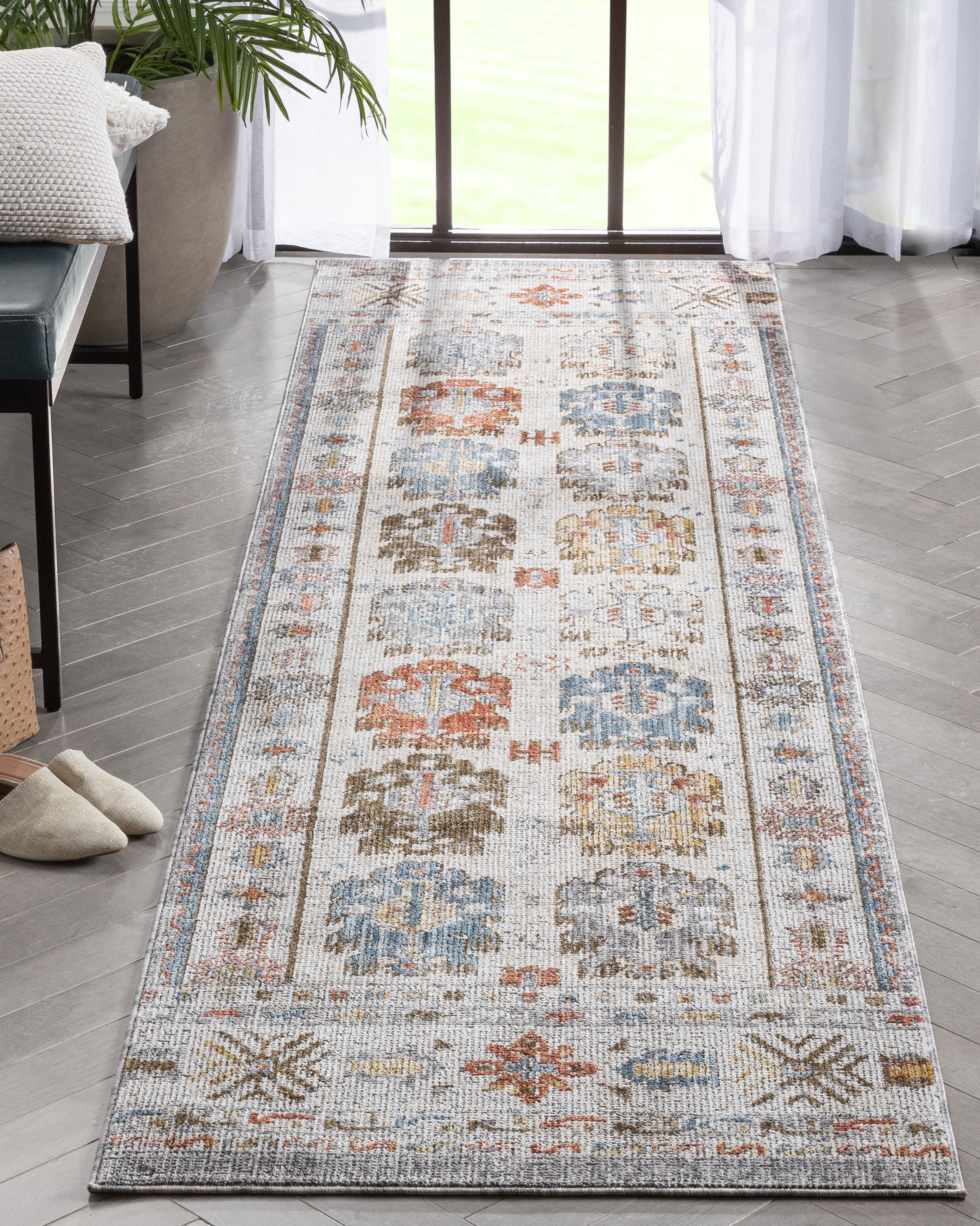 Well Woven Tenley Tribal Runner Rug, 31 in x 118 in - Walmart.com