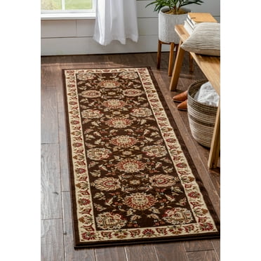 Better Homes & Gardens Iron Fleur 5' X 7'6" Off White Floral Rug ...