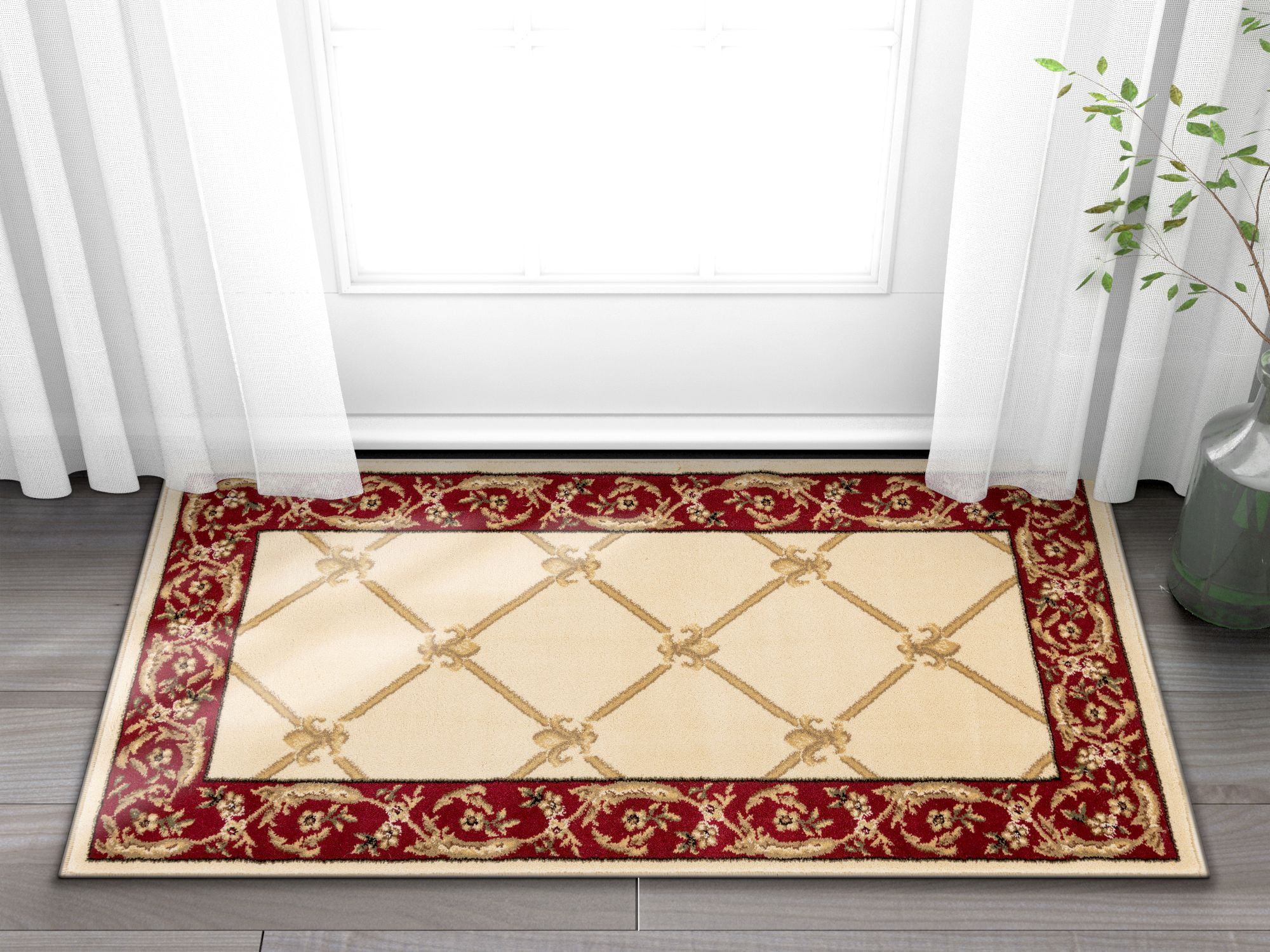 Well Woven Timeless Fleur De Lis Ivory Formal Area Rug 2'3" X 3'11 ...
