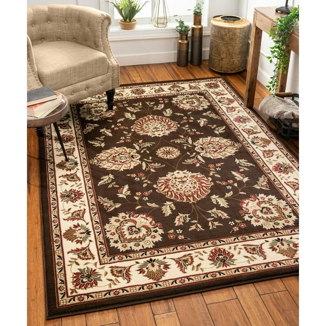 Well Woven Timeless Oriental Traditional Area Rugs, Brown - Walmart.com
