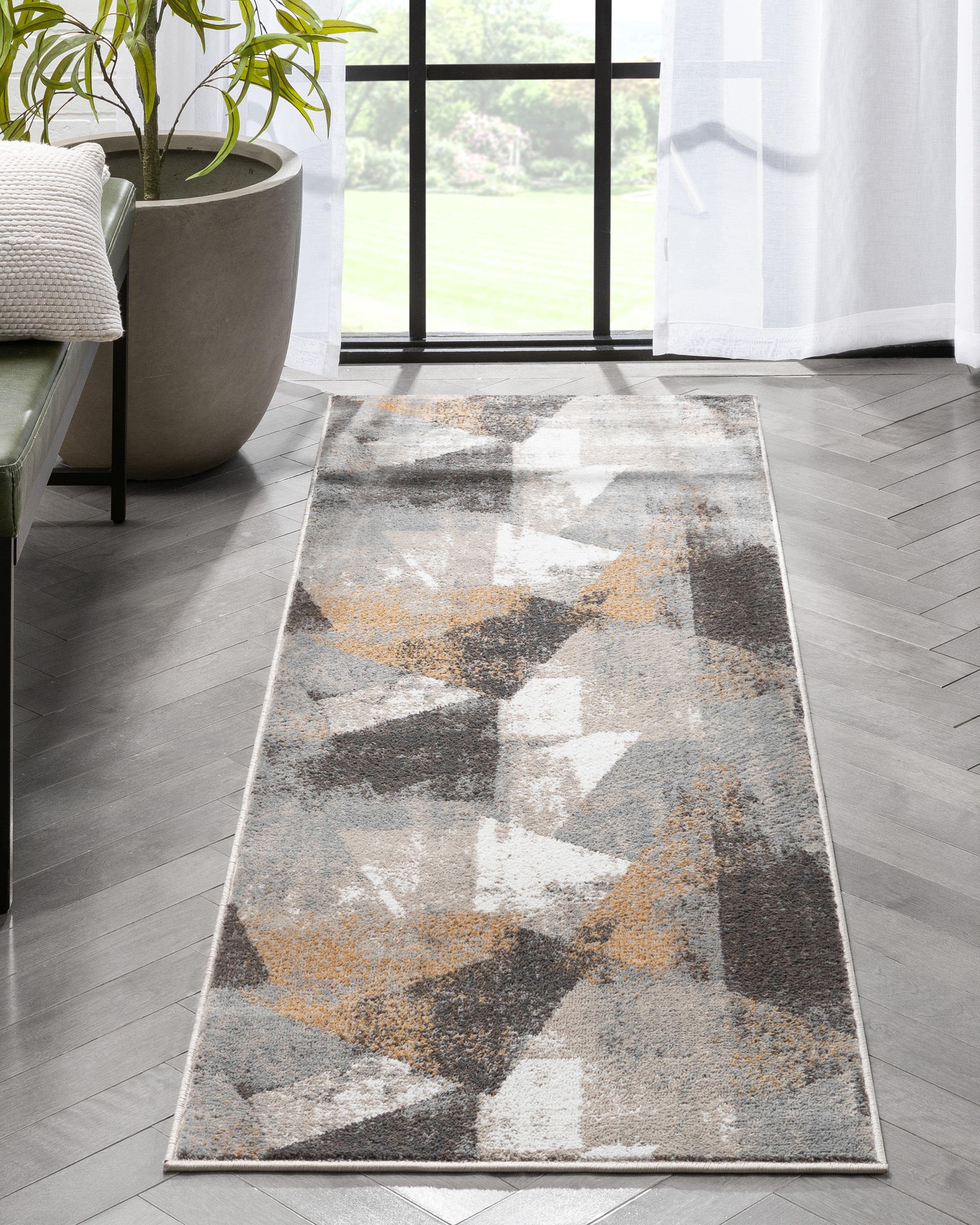 Well Woven Verity Abstract Runner Rug, 27 in x 87 in - Walmart.com