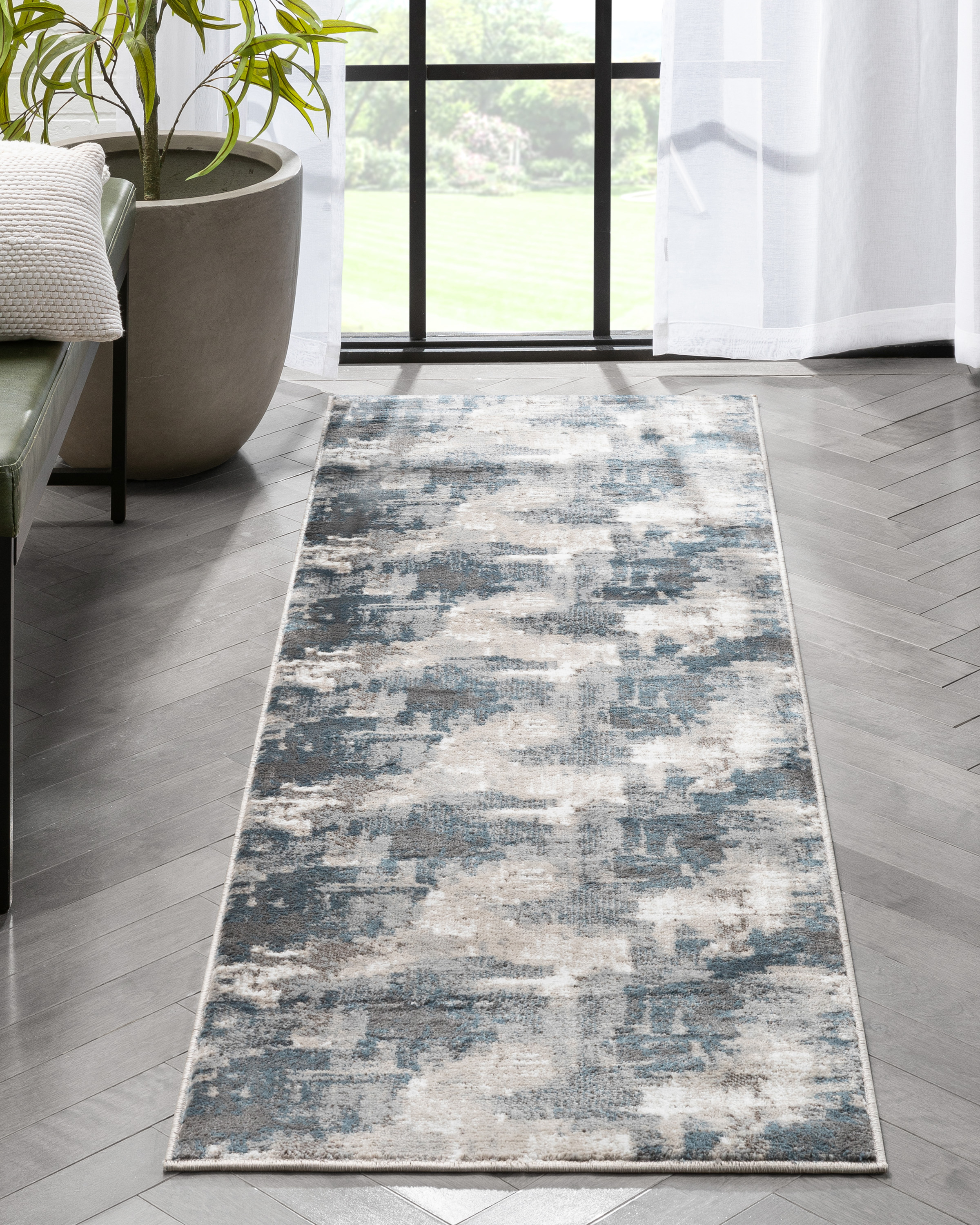 Well Woven Verity Abstract Runner Rug, 27 in x 87 in - Walmart.com