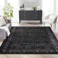Free Shipping! Well Woven Zazzle Argos Vintage Black 5'3 x 7'3 Area Rug ...