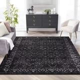 Well Woven Zazzle Argos Vintage Oriental Black Area Rug - Walmart.com