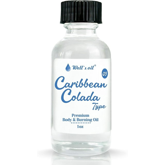 Well's Body & Burning Fragrance Oil 1oz_CARIBBEAN COLADA (1PCE ...