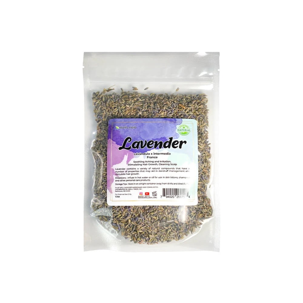 Well’s Oil Dried Herb Lavender Powder | 100% Natural Lavender Herb ...
