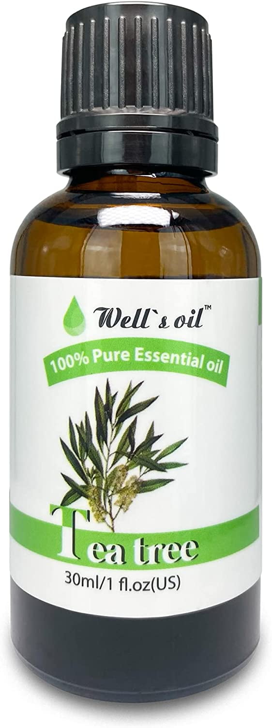 Well's Oil 100% Pure Essential Oil 1oz Teatree (1PCE) - Walmart.com