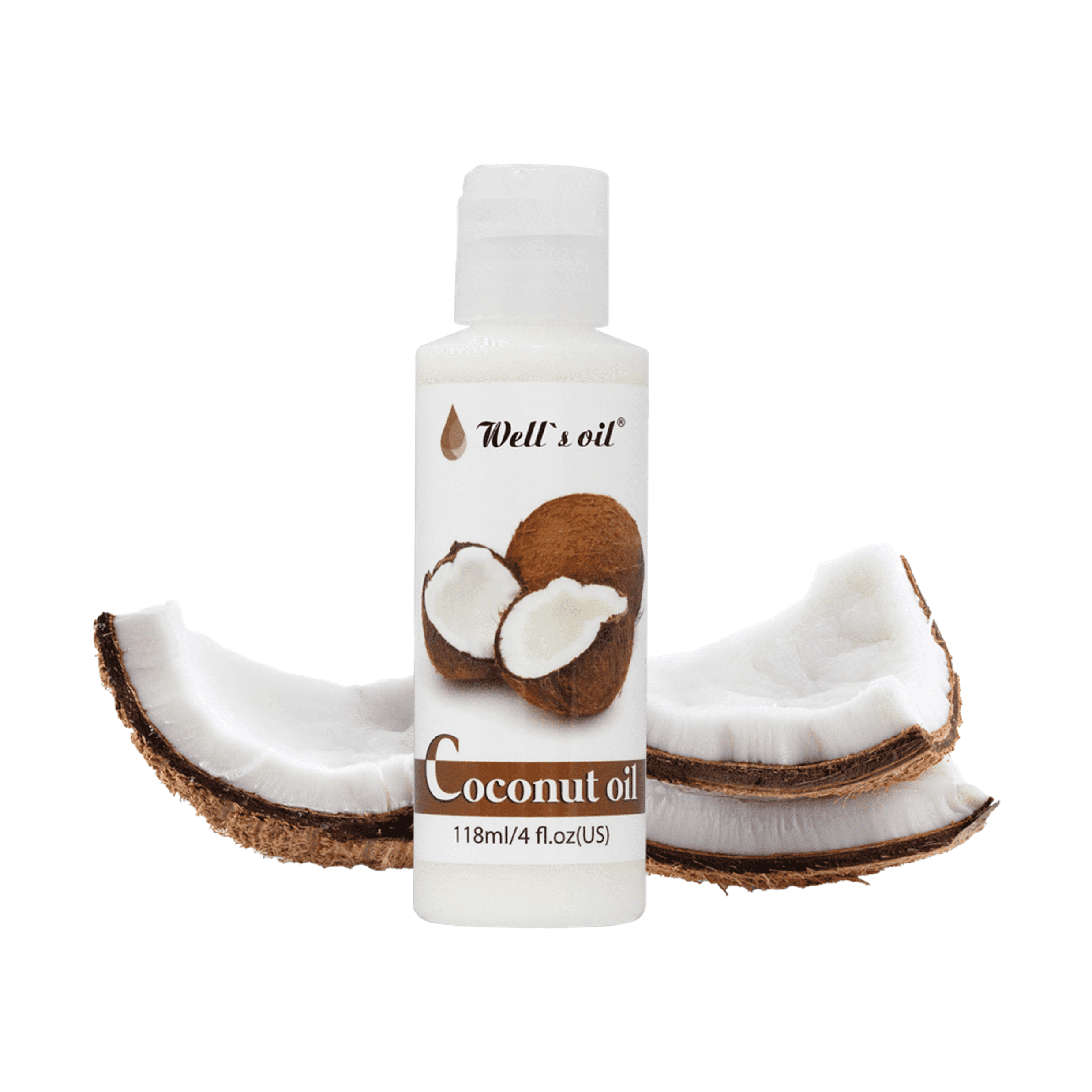 Well's Oil 100% Pure Natural Carrier Oil 4oz Coconut - Walmart.com