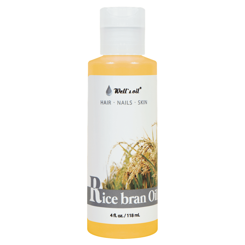 Well’s Oil Rice Bran Oil 4 oz | 100% Pure Rice Bran Oil (Carrier Oil ...