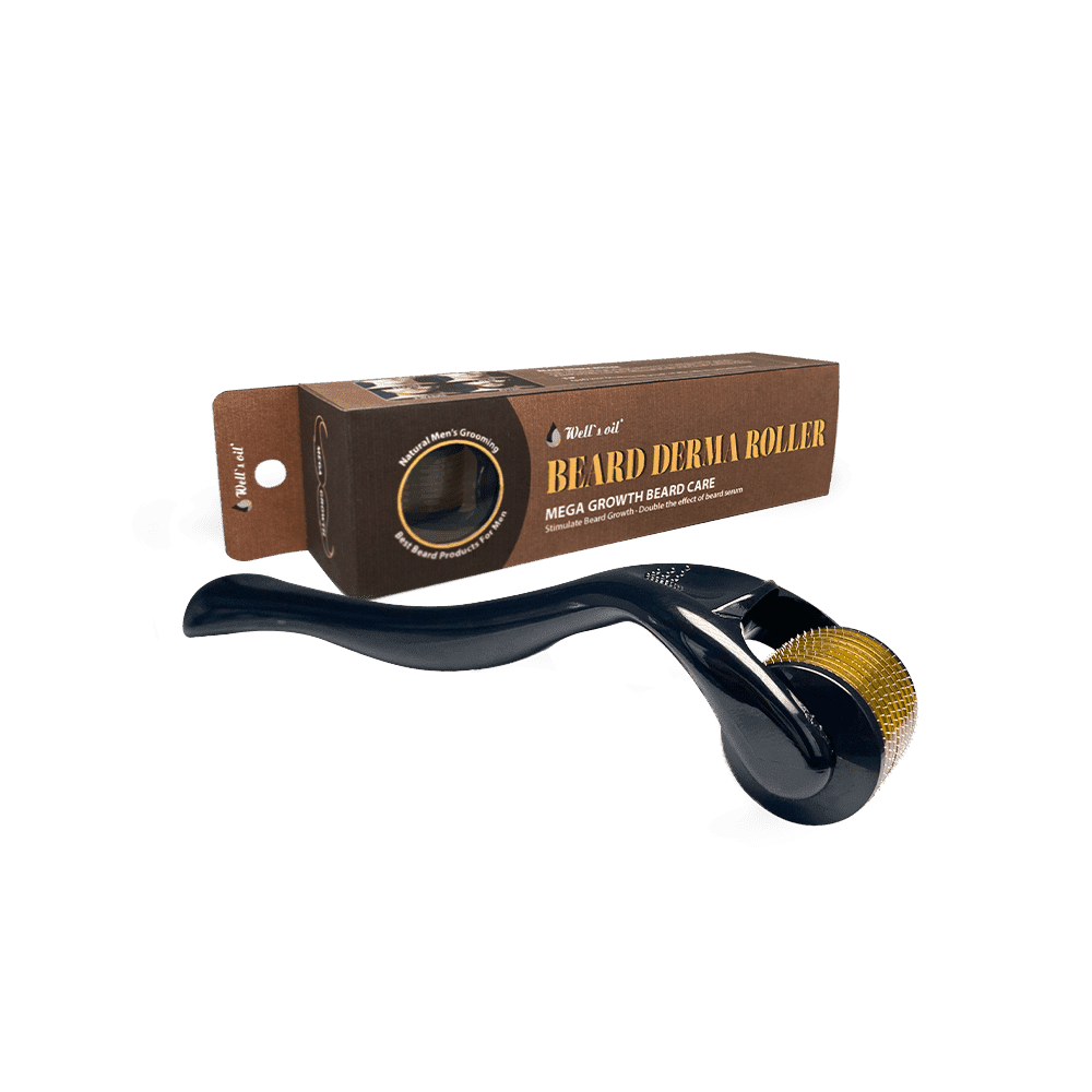 Well's Oil Mega Growth Beard Derma Roller - 540 titanium needles | 0 ...