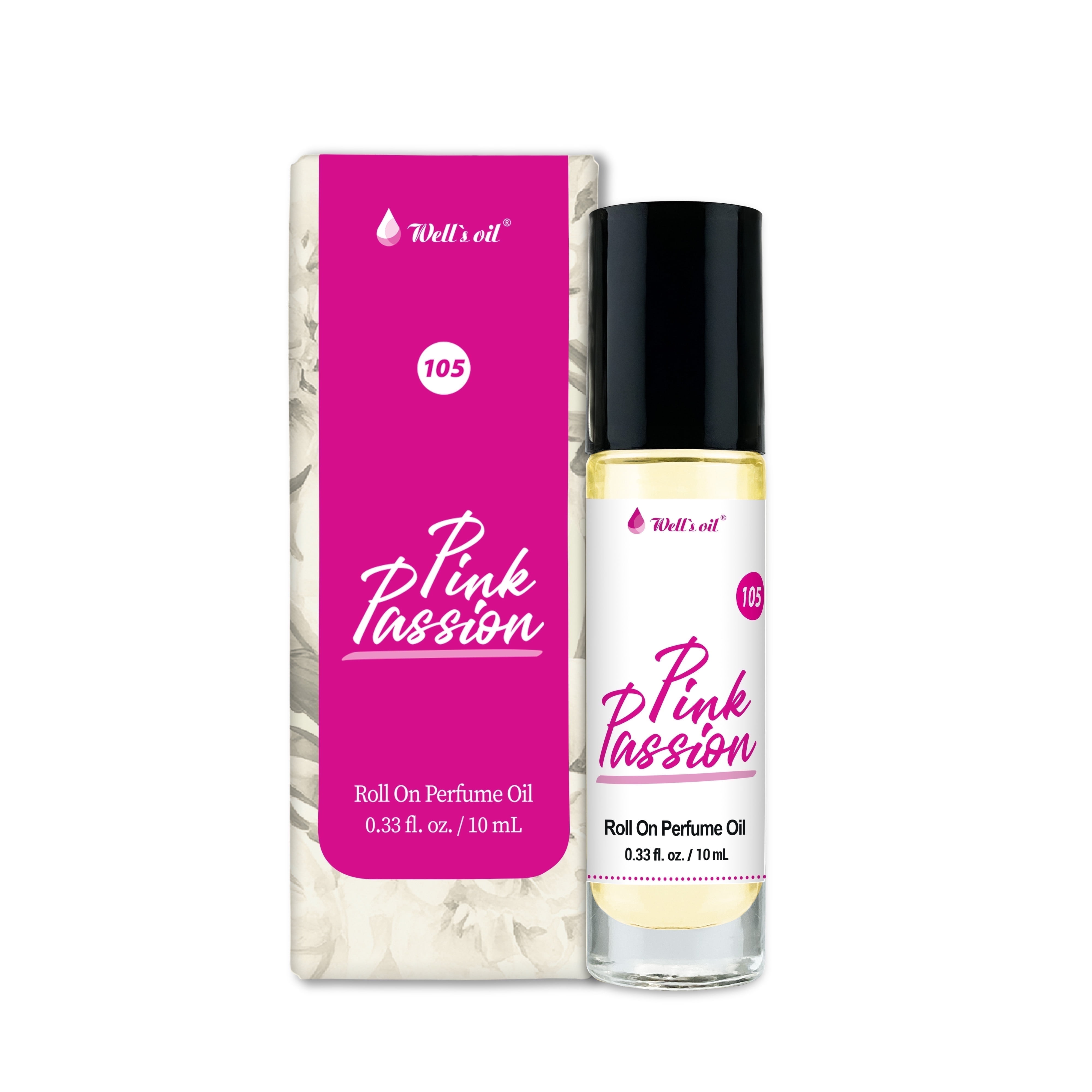 Well's Oil Perfume Roll-On Body Oil 10ml (Pink Passion) - Walmart.com