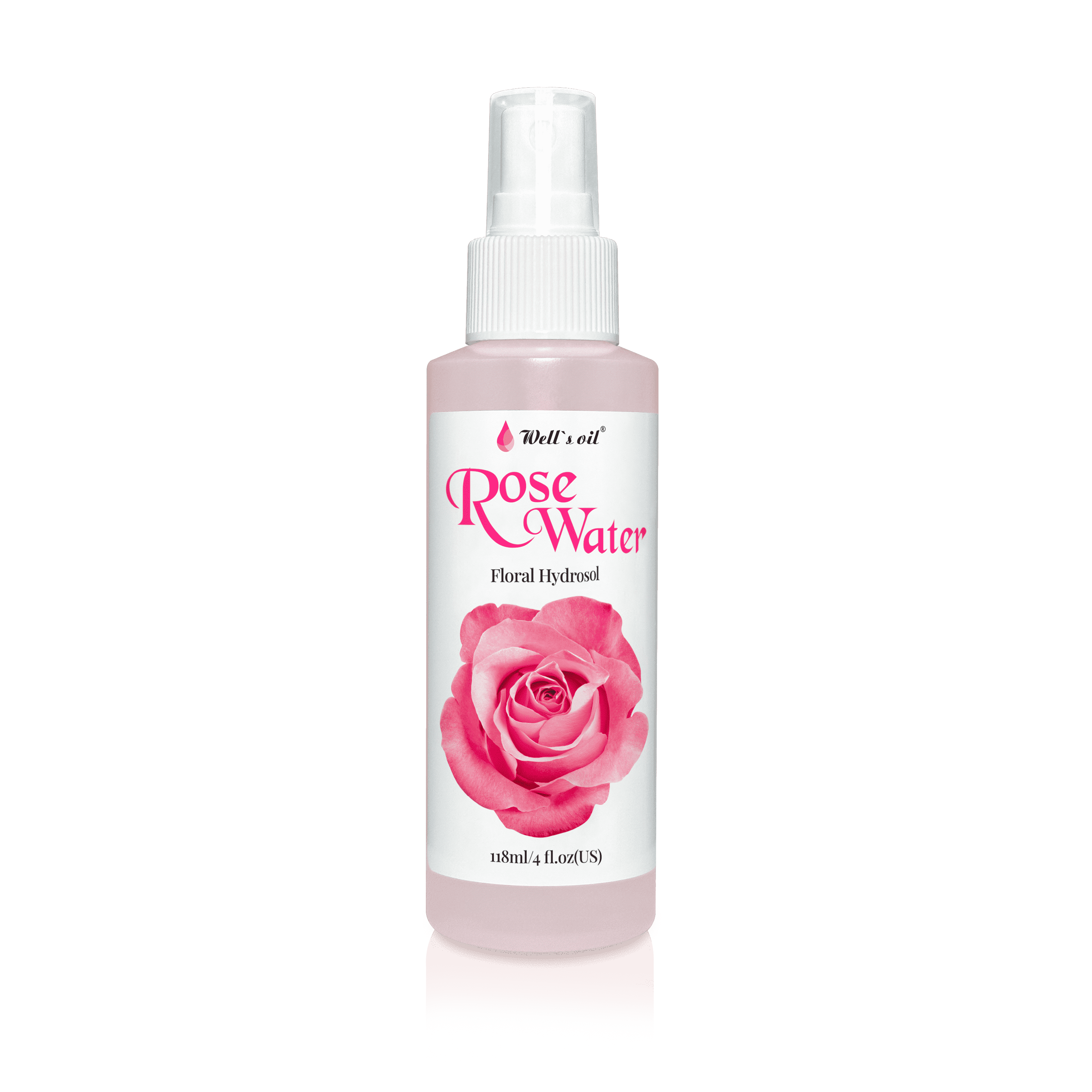 Well's Rose Water Mist Spray | 4 fl. oz. | 100% Natural | Hydrating ...
