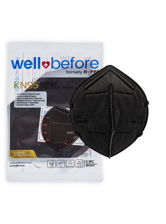 N95 Masks in Occupational Health & Safety Products | Black - Walmart.com