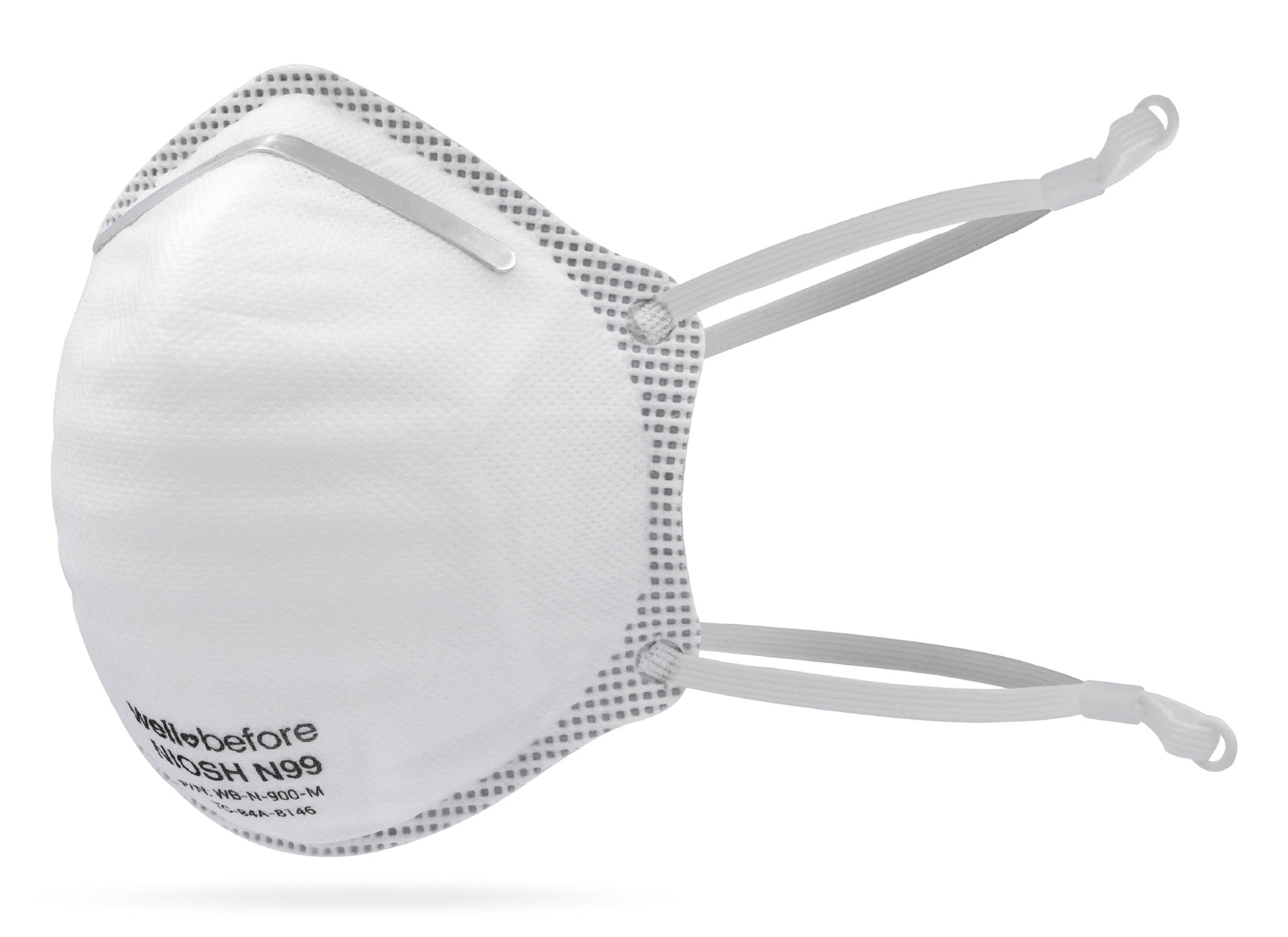 WellBefore N99 Mask NIOSH Approved - Premium Respirator, Pack of 10 ...