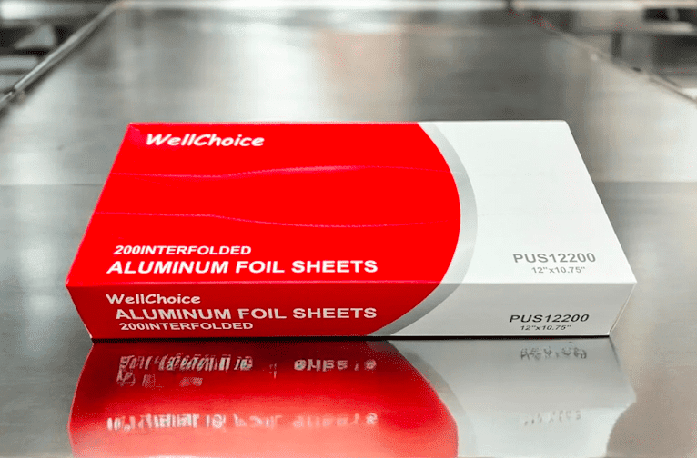 WellChoice Pre-Cut Aluminum Foil Sheets,12x10.75 Inches,200 Sheets ...