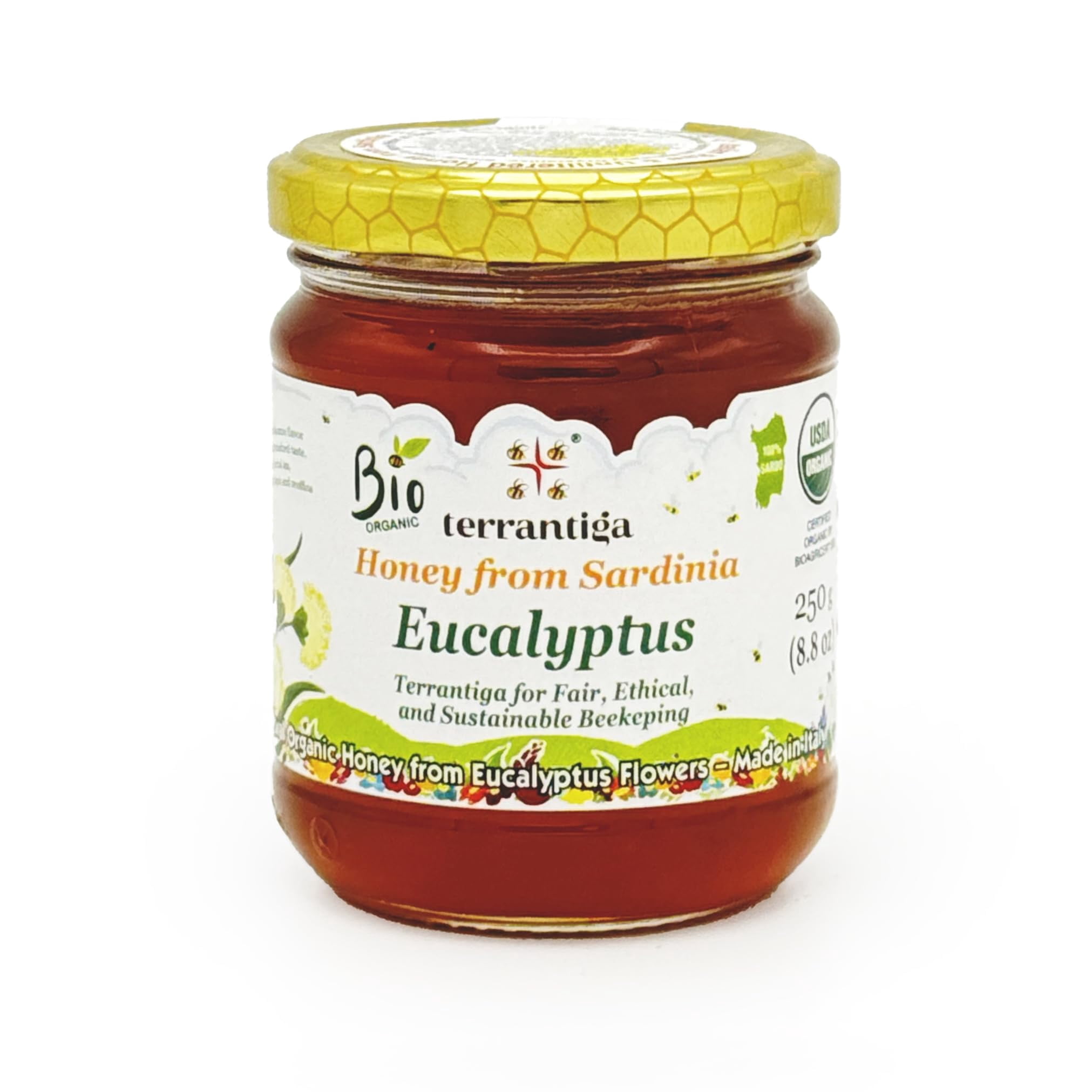 WellEatable Eucalyptus Organic Raw GGA1 Honey from Eucalyptus Flowers ...