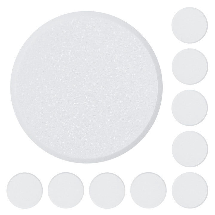 WellMade 3 1/4 in Wall Shield Self Adhesive Protector Round, Rigid ...