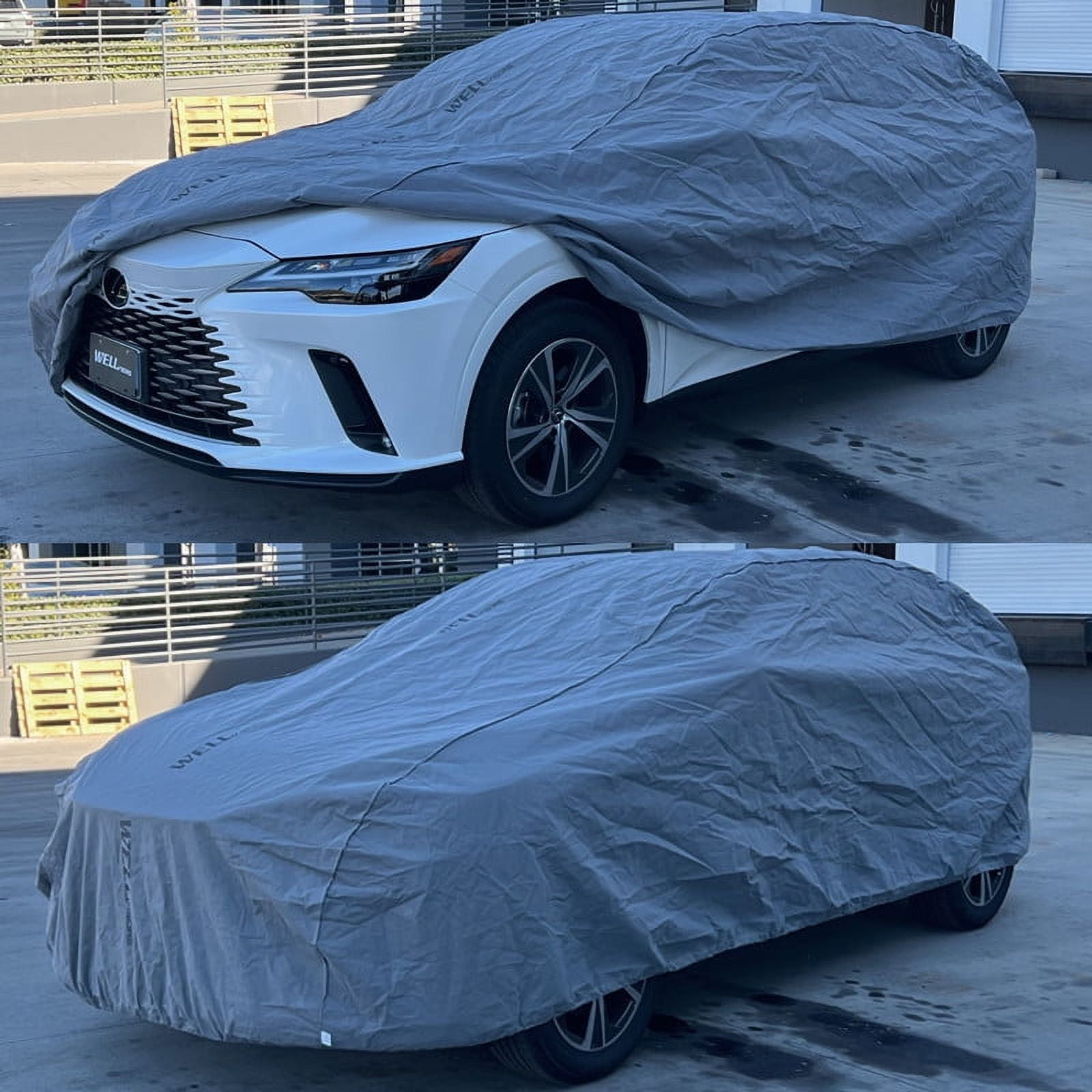 WellVisors All Weather UV Proof Gray Car Cover for 2023-2025 Lexus ...