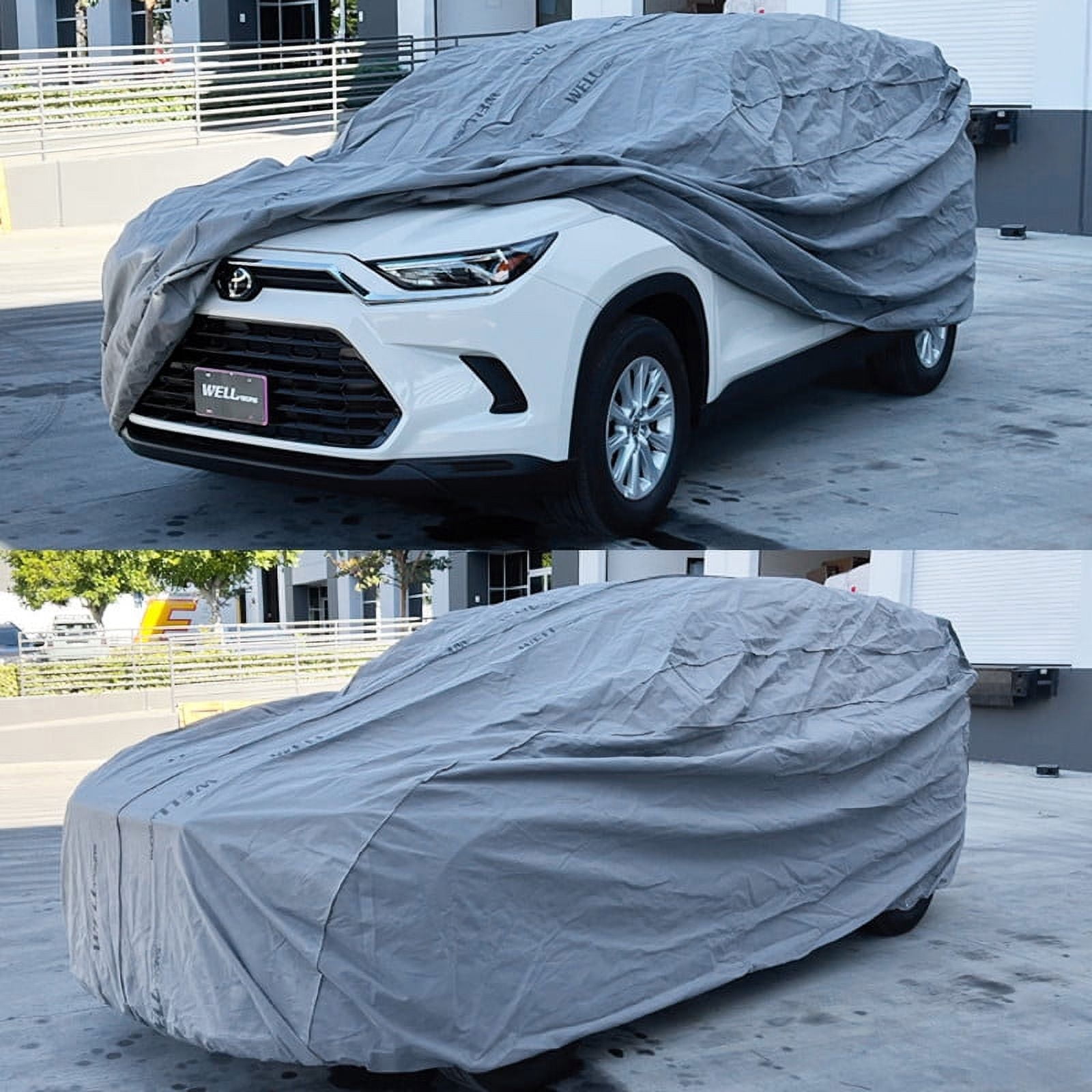 WellVisors All Weather UV Proof Gray Car Cover for 2024-2024 Toyota ...
