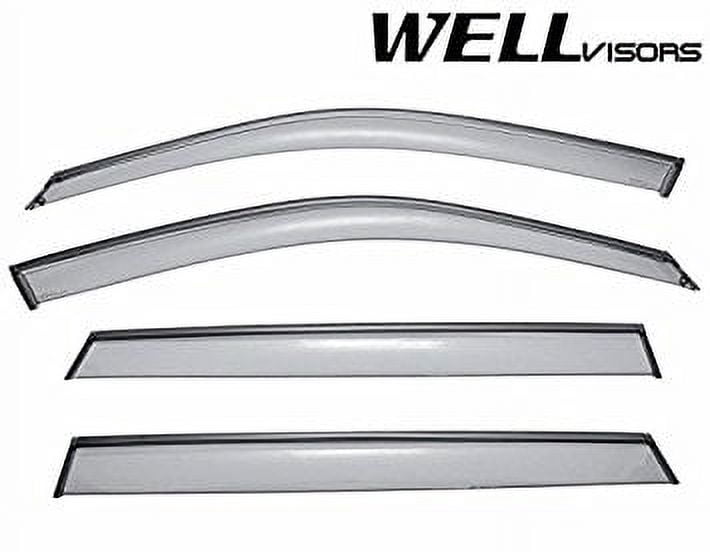 WellVisors Side Window Wind Deflector Visors - BMW X5 X5M E70 F15 2007 ...