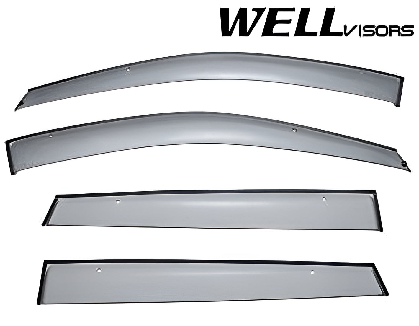 WellVisors Side Window Wind Deflector Visors - Buick Enclave 2008 2009 ...
