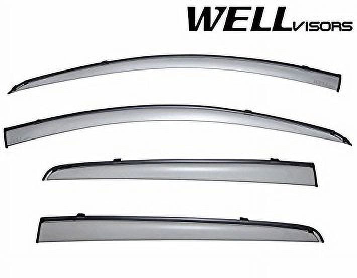 WellVisors Side Window Wind Deflector Visors - Chevrolet Spark 2013 ...