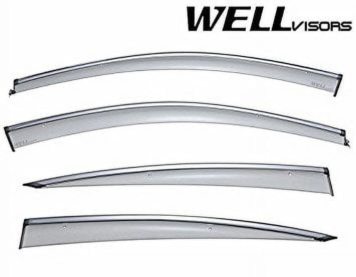 WellVisors Side Window Wind Deflector Visors - Infiniti G25 G37 2007 ...