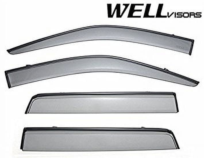 WellVisors Side Window Wind Deflector Visors - Land Rover LR2 2007 2008 ...