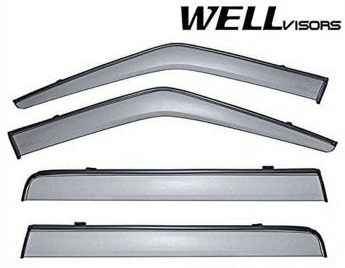 WellVisors Side Window Wind Deflector Visors - Land Rover LR3 LR4 2005 ...
