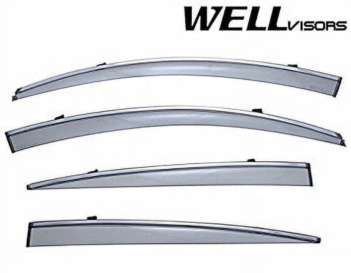 WellVisors Side Window Wind Deflector Visors - Lexus GS300 GS350 GS430 ...