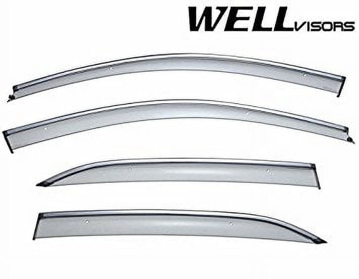 WellVisors Side Window Wind Deflector Visors - Mercedes Benz E Class ...