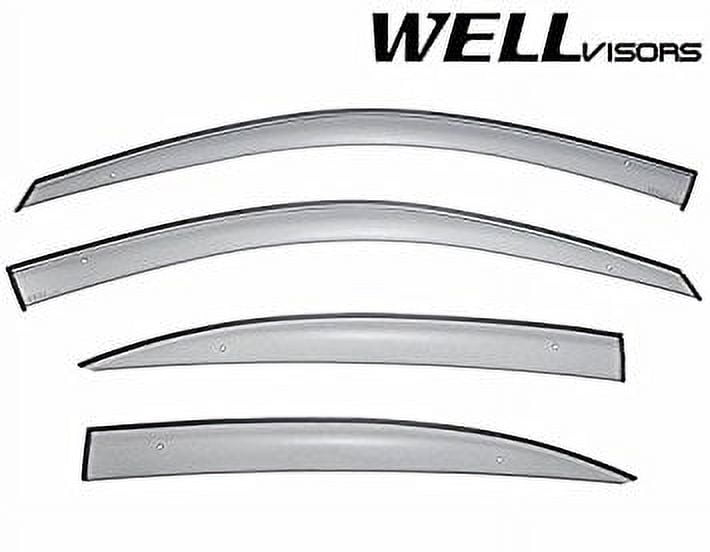 WellVisors Side Window Wind Deflector Visors - Mercedes Benz E Class ...
