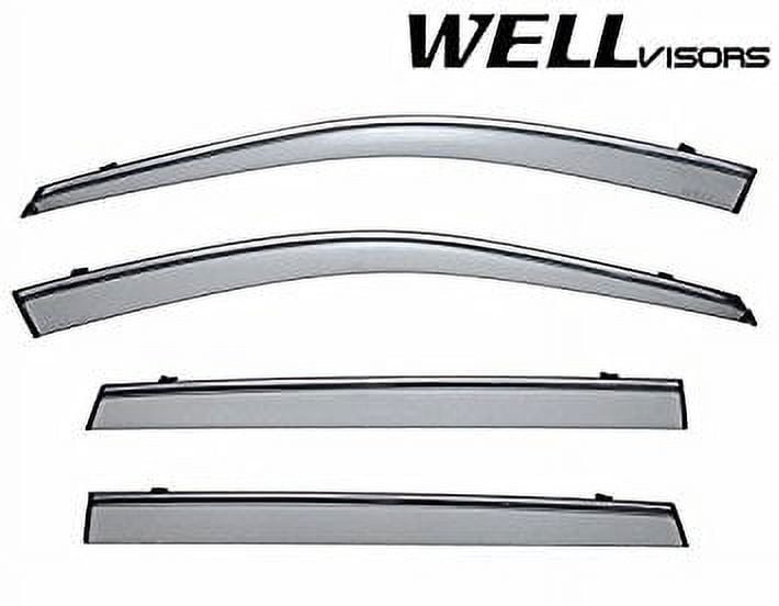 WellVisors Side Window Wind Deflector Visors - Subaru Outback 2010 2011 ...