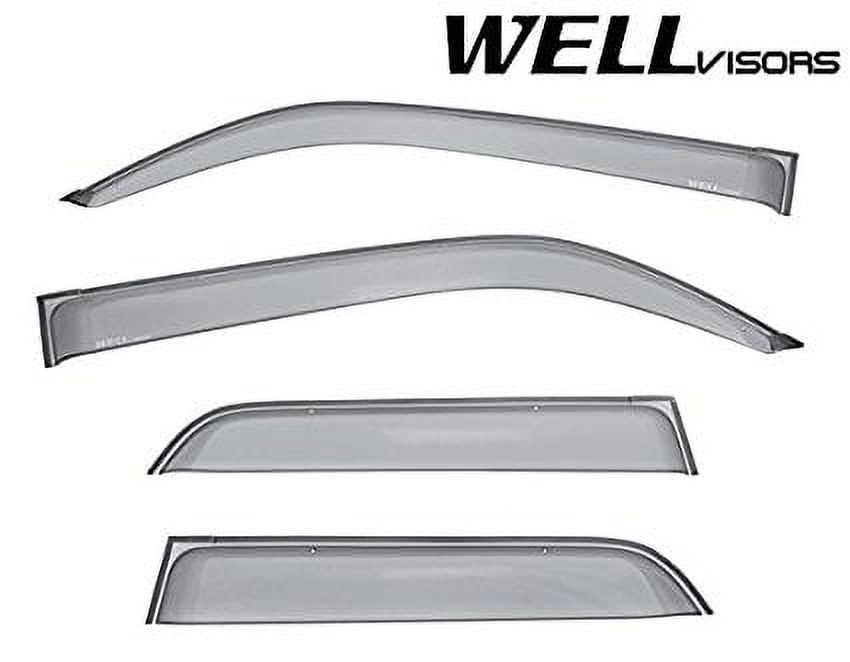 WellVisors Side Window Wind Deflector Visors - Toyota 4Runner 10-17 ...
