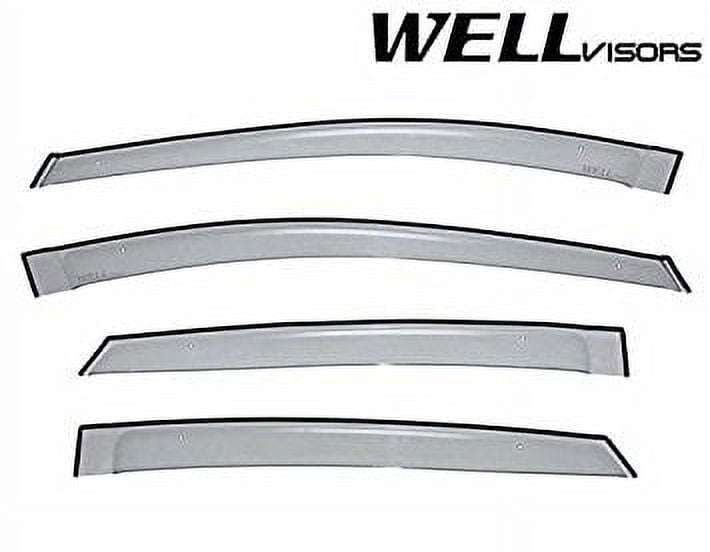 WellVisors Side Window Wind Deflector Visors - Toyota Prius 2004 2005 ...