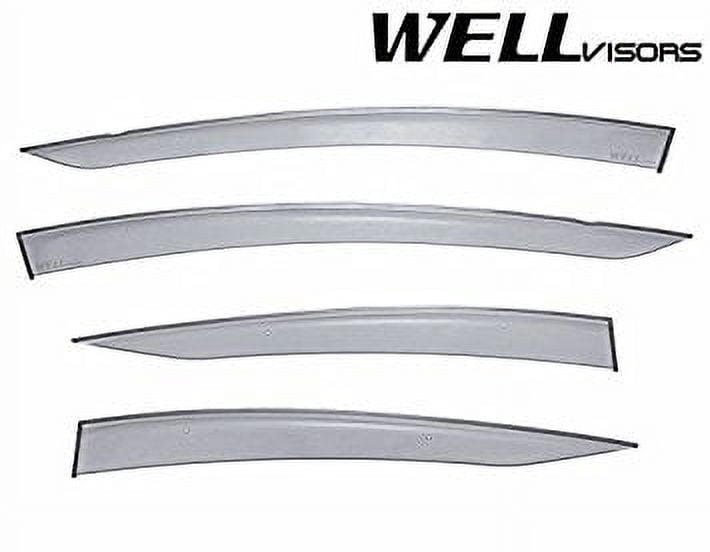 WellVisors Side Window Wind Deflector Visors - Toyota Prius C 2012 2013 ...