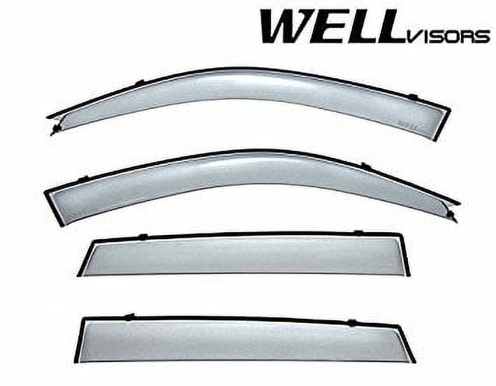 WellVisors Side Window Wind Deflector Visors - Toyota RAV4 2001 2002 ...