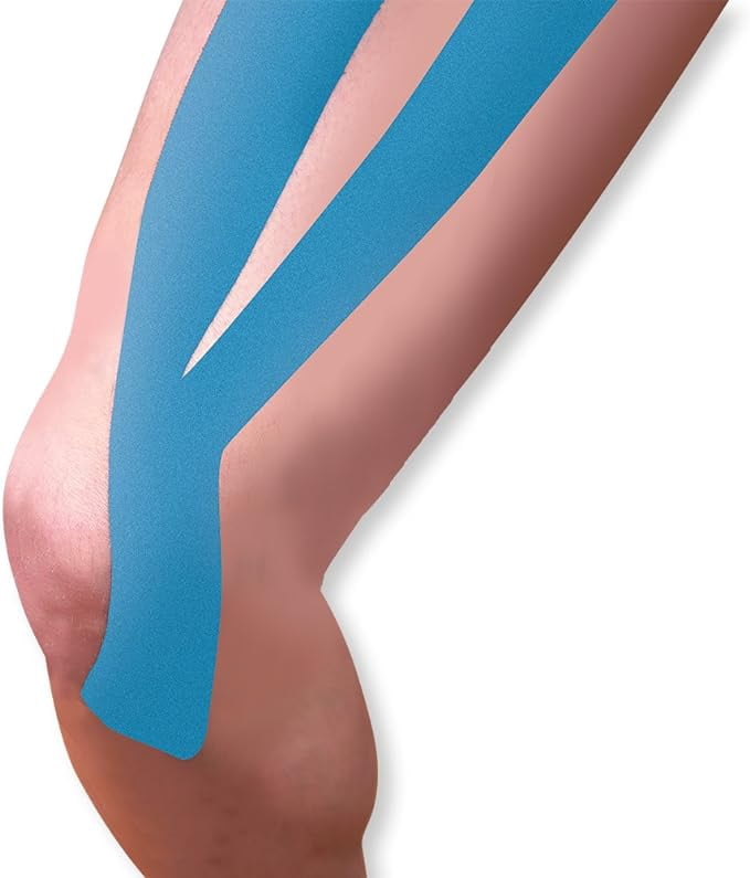 WellWear Kinesiology Tape Synthetic Y Strips, Blue - Walmart.com