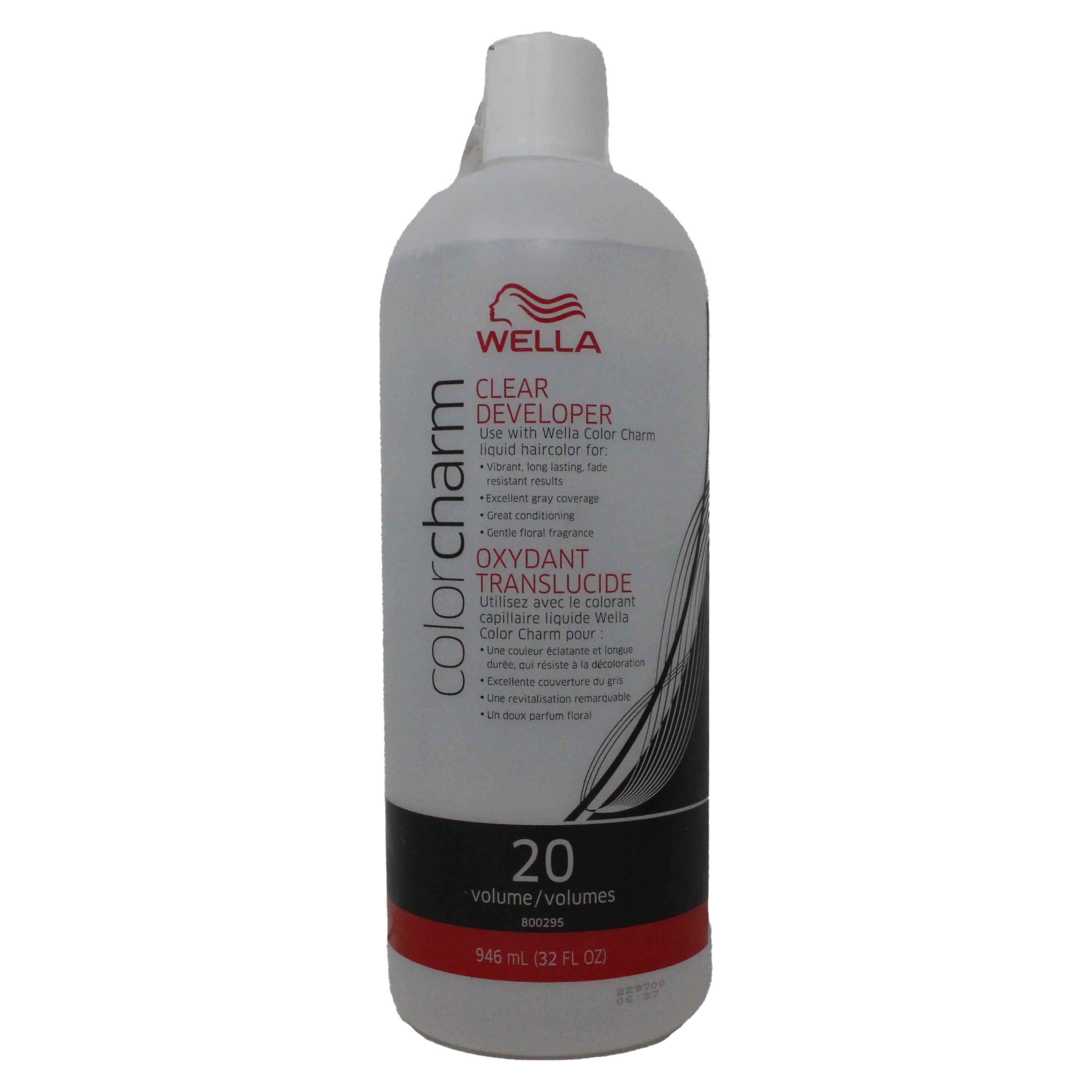 Wella Color Charm 20 Volume Clear Hair Color Developer, 32 Oz for ...