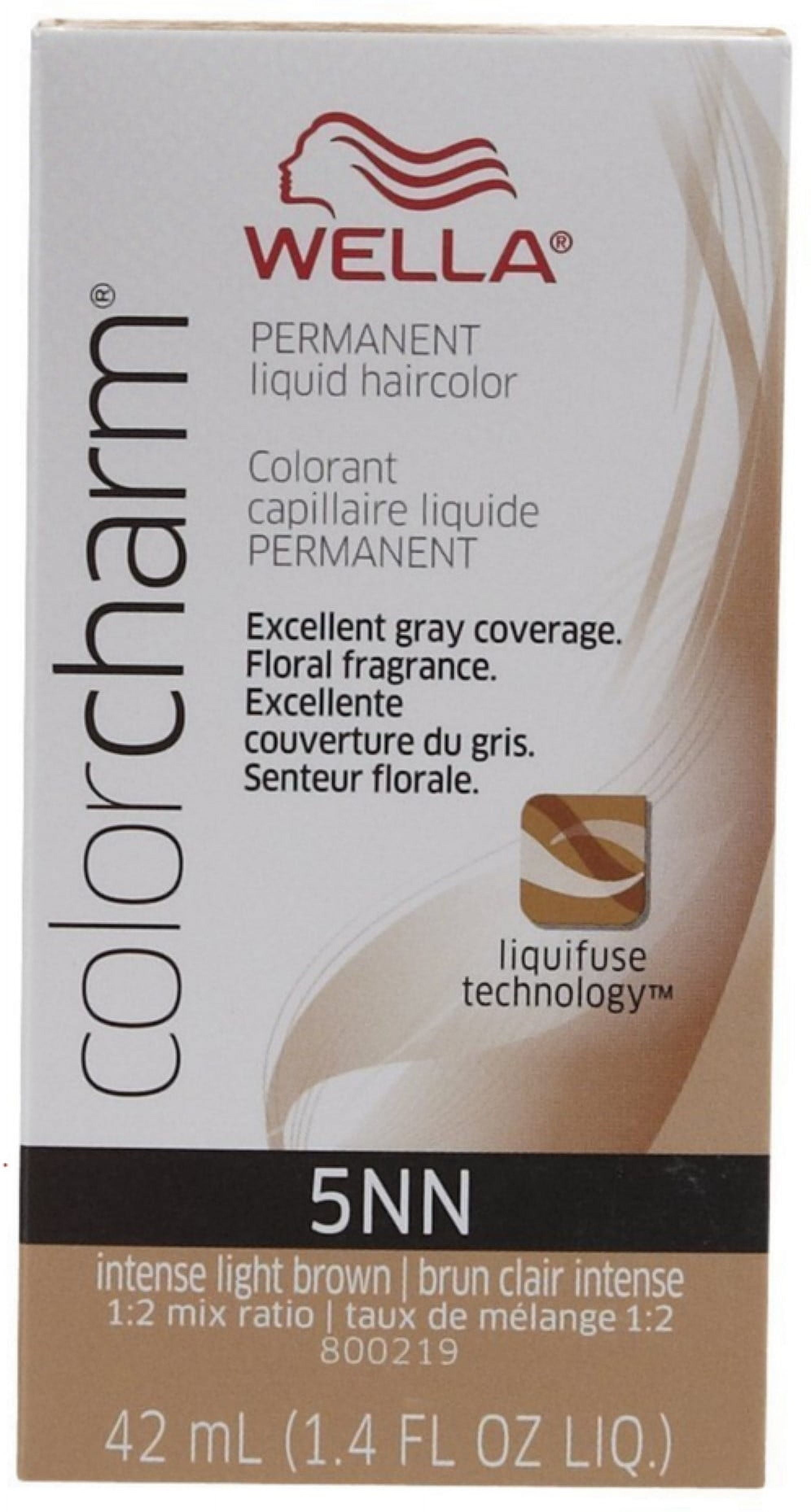 Wella Color Charm Permanent Hair Color, 5NN Intense Light Brown, 1.4 oz ...