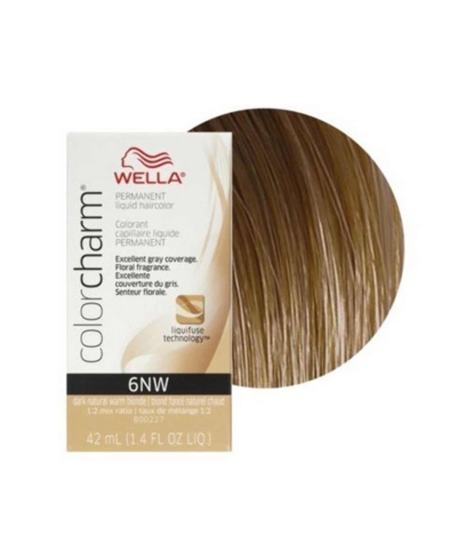 Wella COLOR CHARM, HAIR COLOR Liquid #6Nw Dark Natural Warm Blonde ...